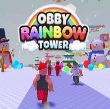 Obby Rainbow Tower - Play Online