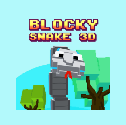 Slither Blocky Snake 3D - Play Online